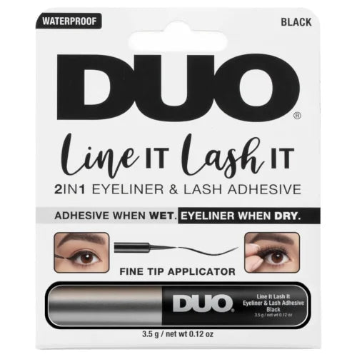 DUO Line It, Lash It 2 in 1 Eyeliner & Lash Adhesive – Professional ...