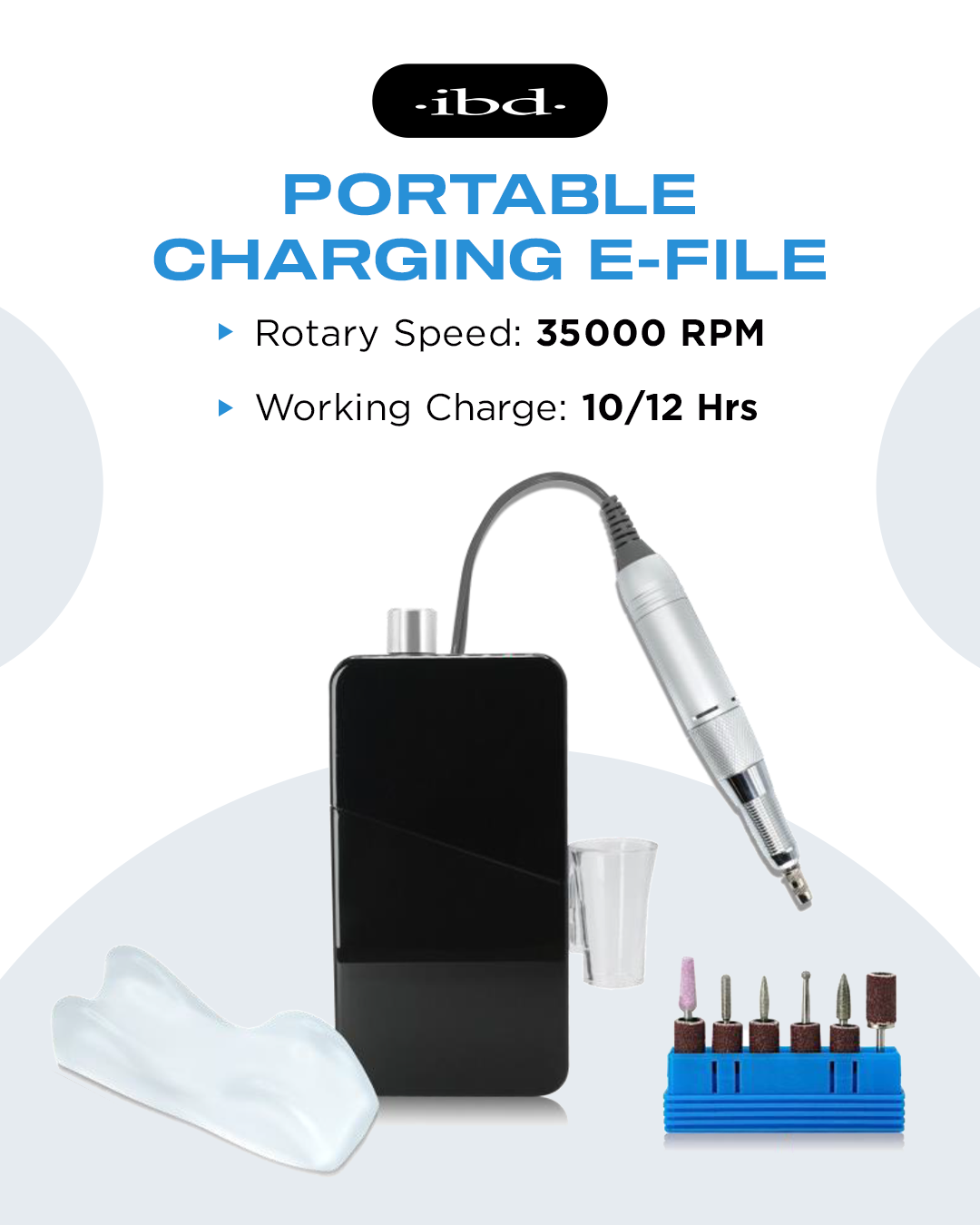 ibd Portable E-file Machine (With Drill Bits) – Professional Salon ...