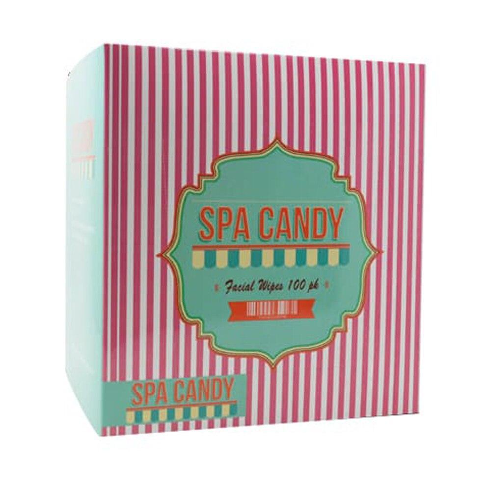 SPA Candy Facial Wipes 100 Pack – Gentle, Hydrating Cleansing Wipes ...